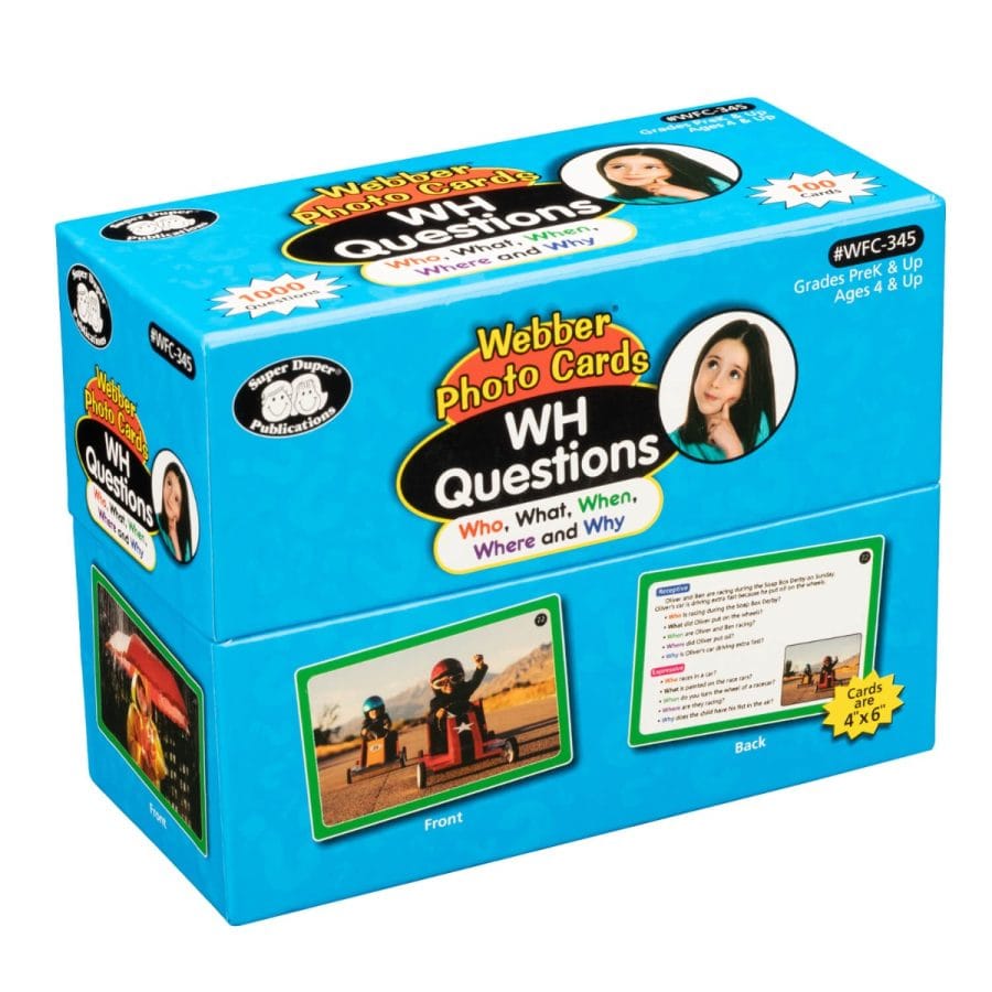 Webber Photo Cards WH Questions - Speech Corner