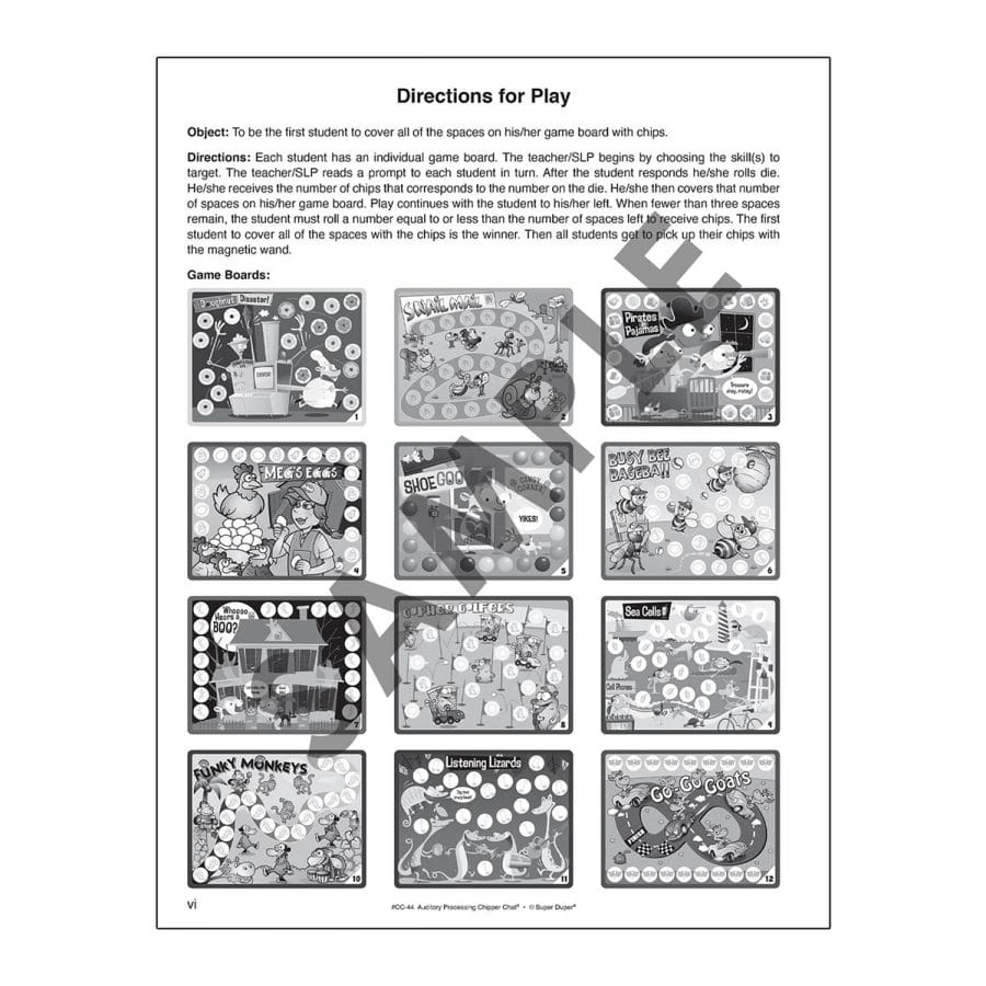 Auditory Processing Chipper Chat - Speech Corner