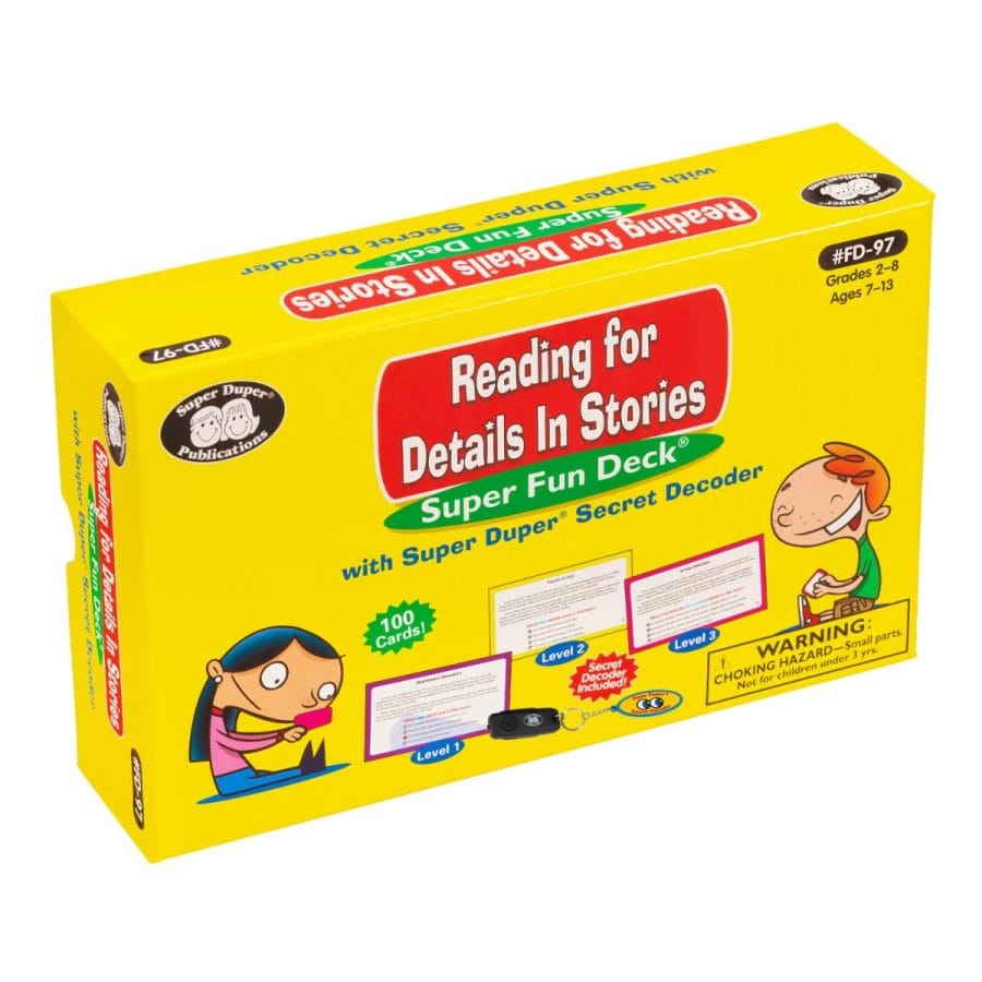 Reading for Details in Stories Secret Decoder - Speech Corner