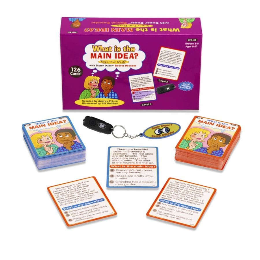 What is the Main Idea Secret Decoder - Speech Corner