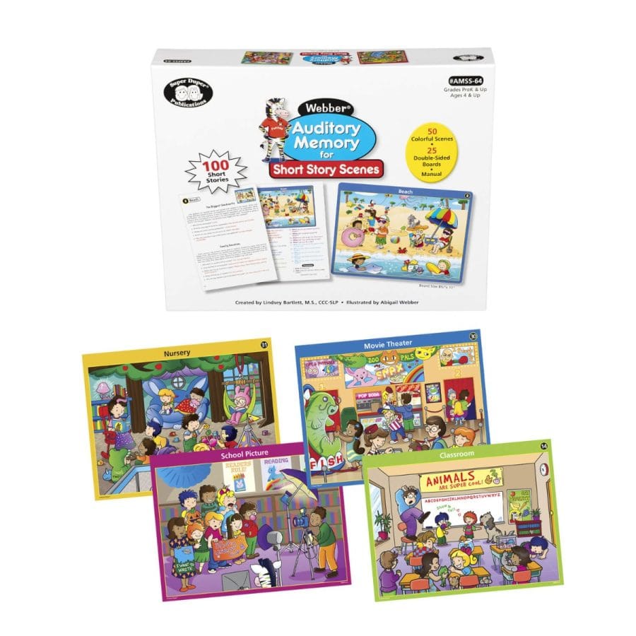 Webber Auditory Memory for Short Story Scenes - Speech Corner