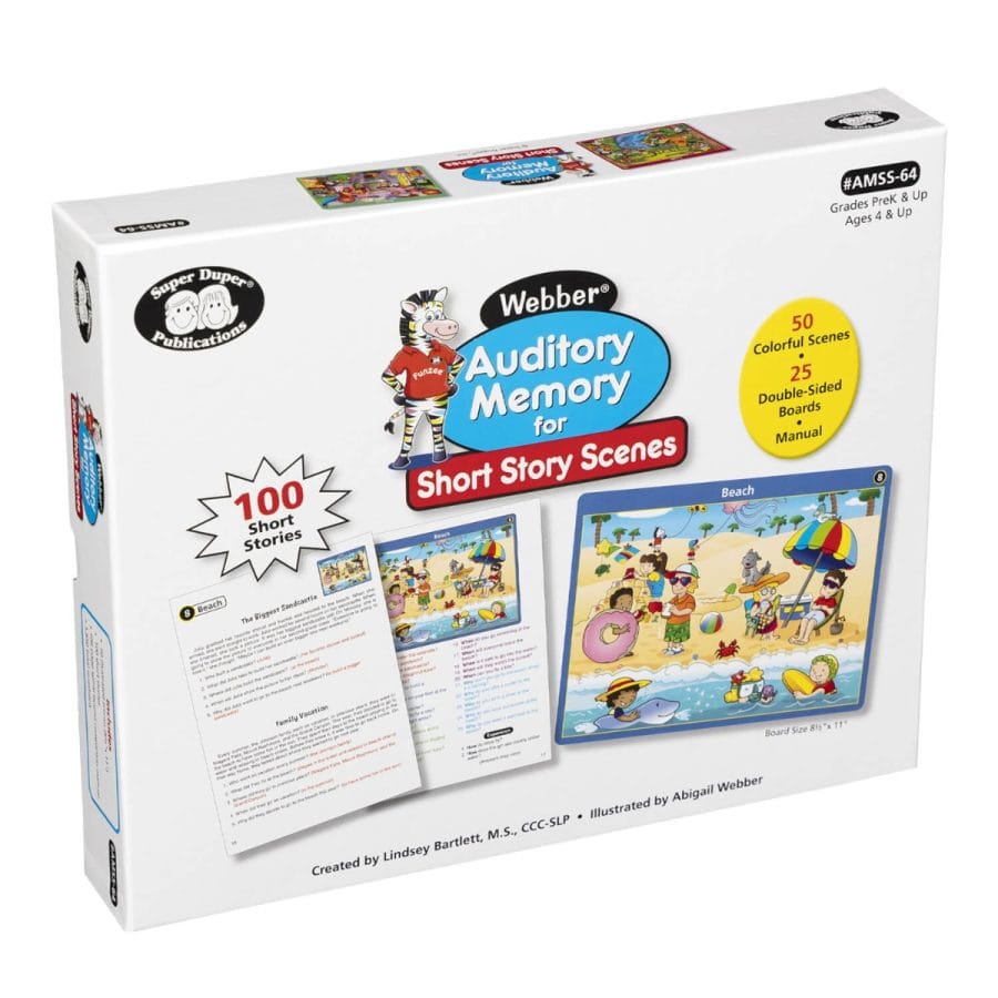 Webber Auditory Memory for Short Story Scenes - Speech Corner