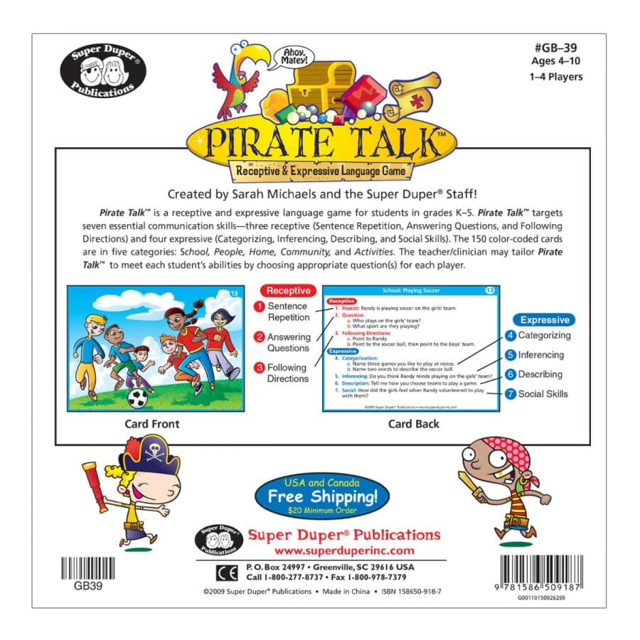Pirate Talk - Speech Corner