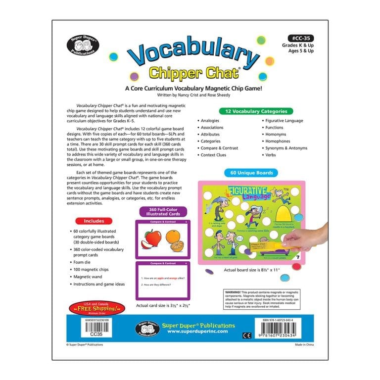 Vocabulary Chipper Chat - Speech Corner