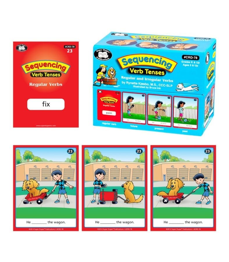 Verb Tenses in Photos Sequencing NO PRINT BOOM Cards | Picstank