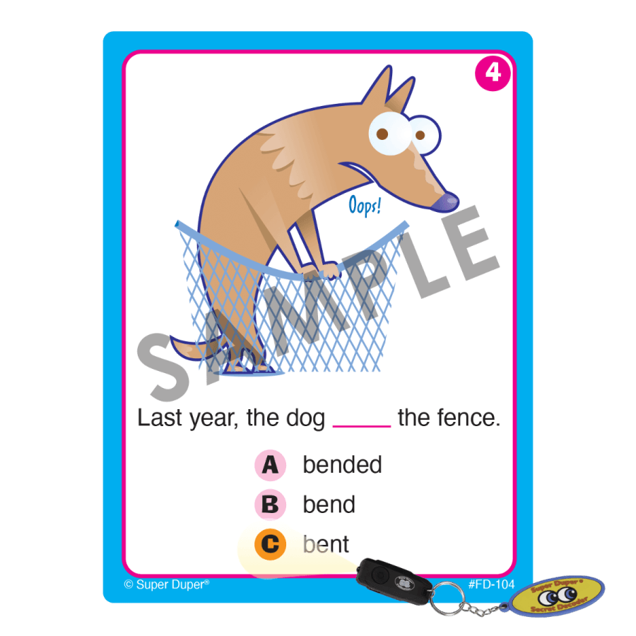 100 Irregular Past Tense Verbs Super Fun Deck - Speech Corner