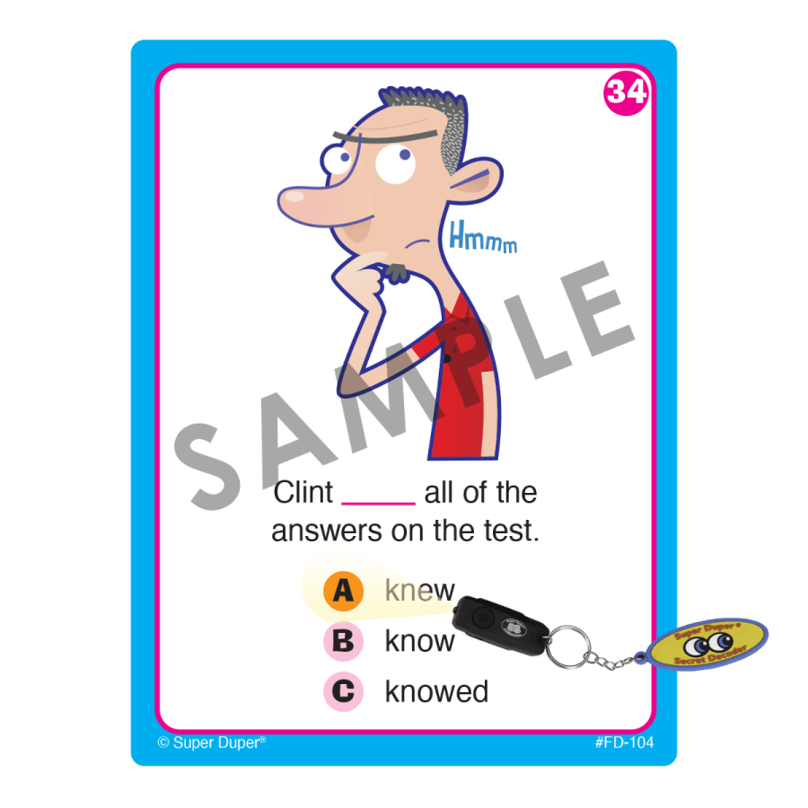 100 Irregular Past Tense Verbs Super Fun Deck - Speech Corner