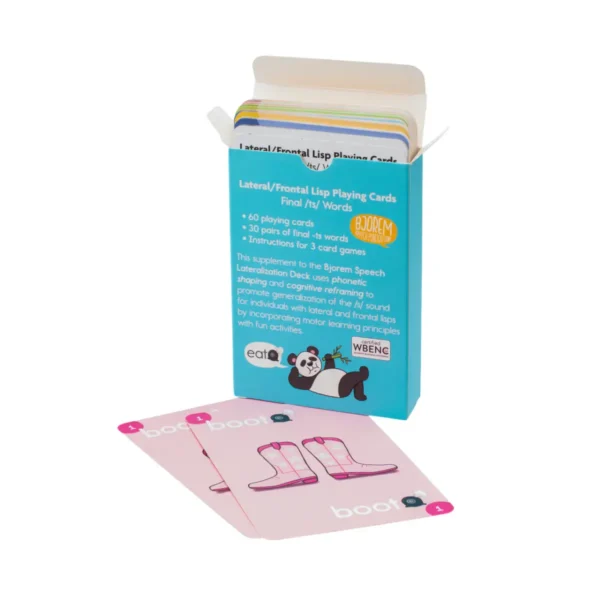 Bjorem Lateral/Frontal Lisp Playing Cards - Speech Corner