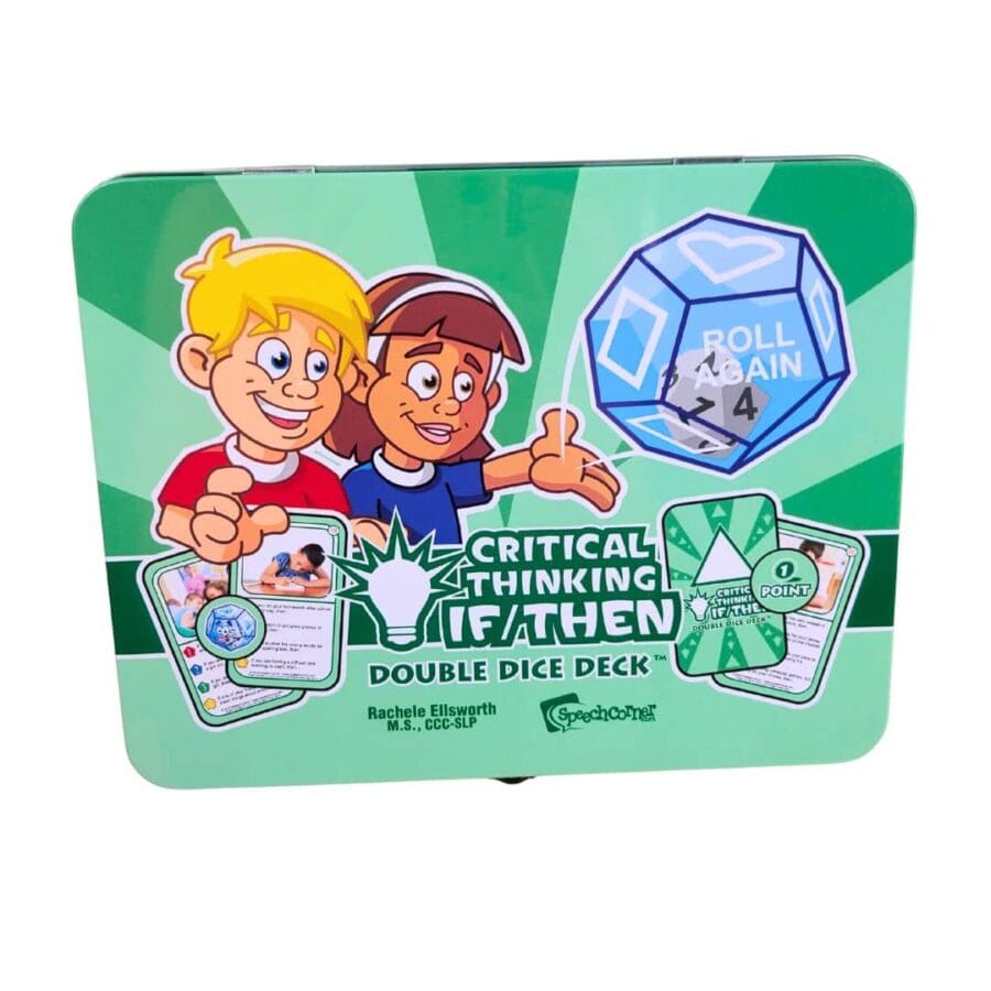 Critical Thinking If/Then Double Dice Deck - Speech Corner