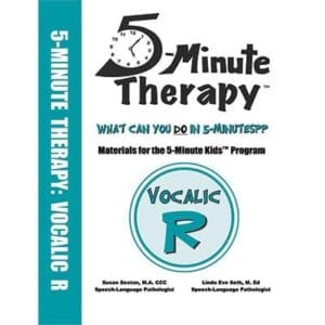 5 Minute Therapy Vocalic R - Speech Corner