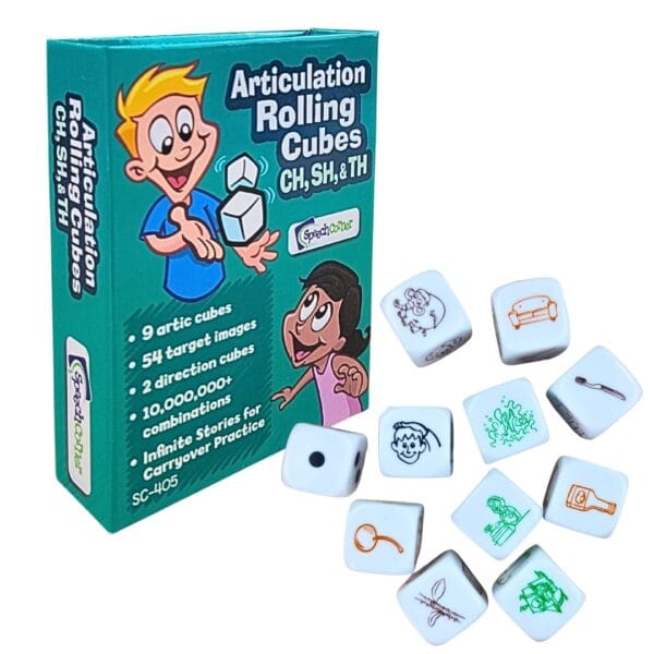 Articulation Rolling Cubes Ch/Sh/Th - Speech Corner