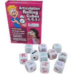 Articulation Rolling Cubes K/G/J - Speech Corner
