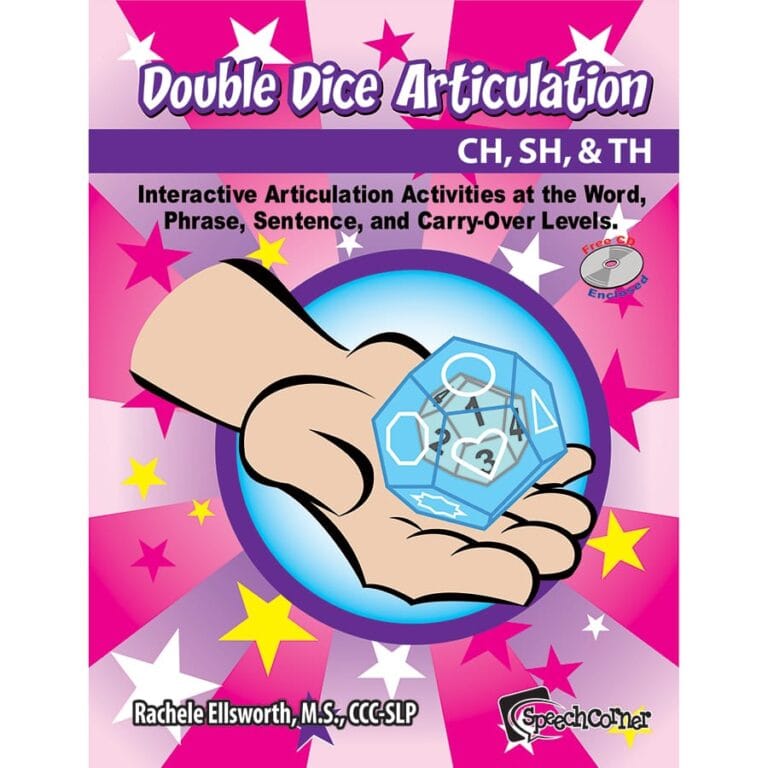 Double Dice Articulation CH, SH, & TH - Speech Corner
