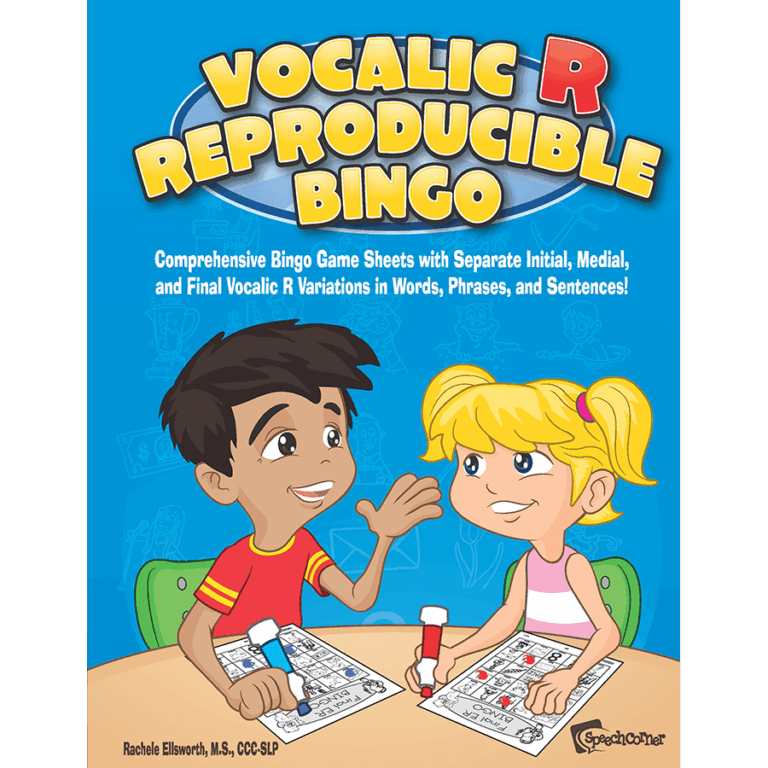 Vocalic R Reproducible Bingo - Speech Corner