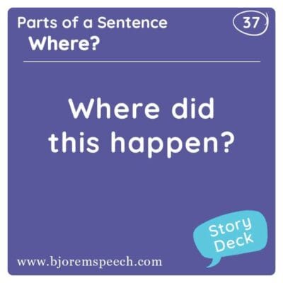 Bjorem Story Cue Card Deck - Speech Corner