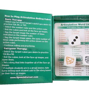Articulation Rolling Cubes Ch/Sh/Th - Speech Corner